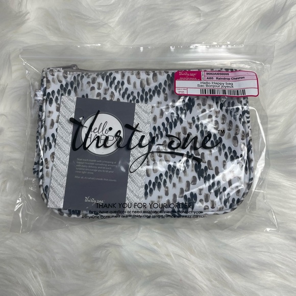 thirty-one | Bags | Thirtyone Hello Happy Bag Ai5 Raindrop Chevron 4 Pc ...